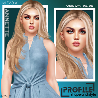 Second Life Marketplace - [Profile Shapes] Annette | Lelutka Avalon